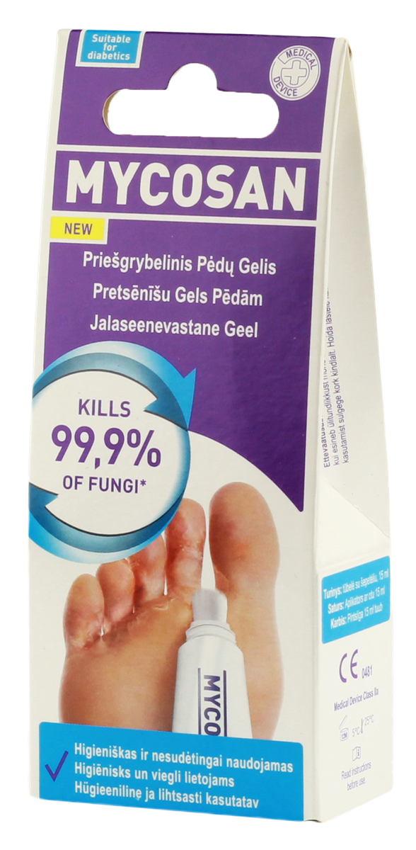 MYCOSAN gels, 15 ml - Piegāde visā Latvijā | Mēness aptieka