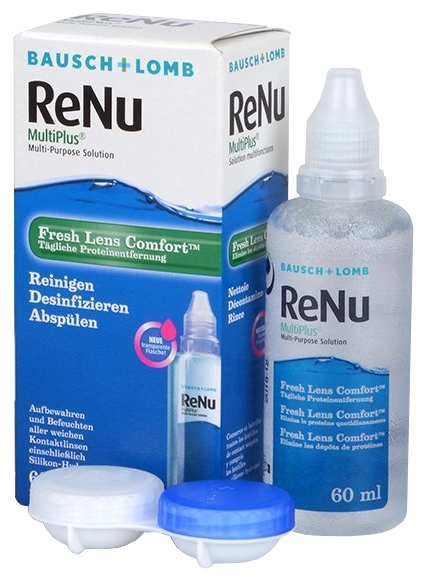 RENU Multi Plus жидкость для контактных линз, 60 мл | Mēness aptieka