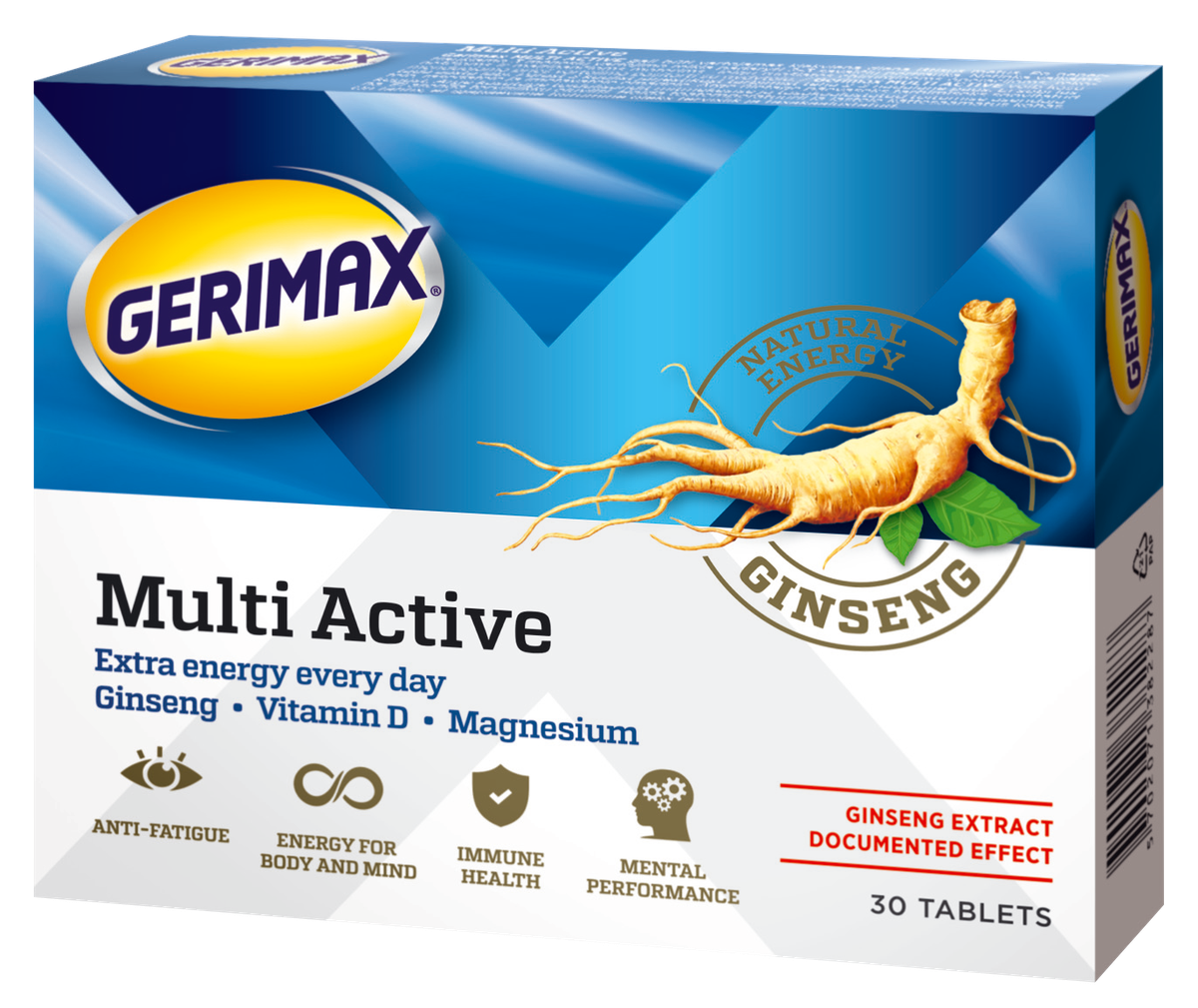 GERIMAX Multi Active tabletes, 30 gab. - Piegāde visā Latvijā | Mēness ...