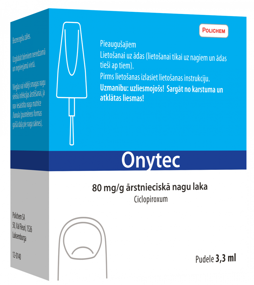 ONYTEC 80 mg/g ārstnieciskā nagu laka, 1 gab. - Piegāde visā Latvijā ...