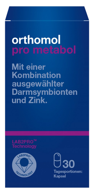 ORTHOMOL Pro Metabol капсулы, 30 шт. | Mēness aptieka