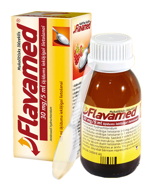 FLAVAMED 30 mg/5 ml syrup, 100 ml | Mēness aptieka