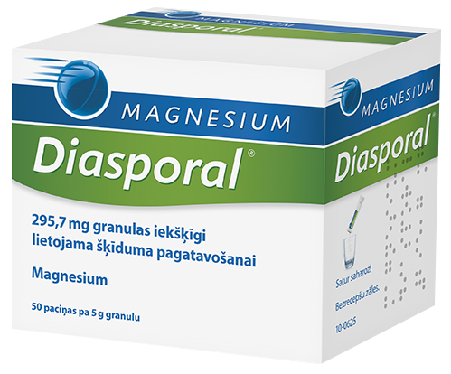 MAGNESIUM Diasporal 295,7 mg sachets, 50 pcs. | Mēness aptieka