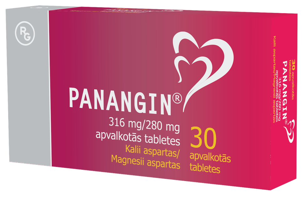 PANANGIN 316 mg/280 mg tabletes, 30 gab. - Piegāde visā Latvijā ...