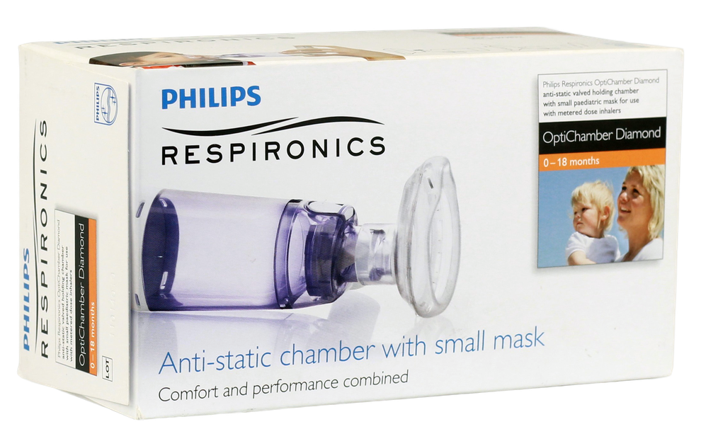 PHILIPS Respironics OptiChamber Diamond chamber, 1 pcs. | Mēness aptieka