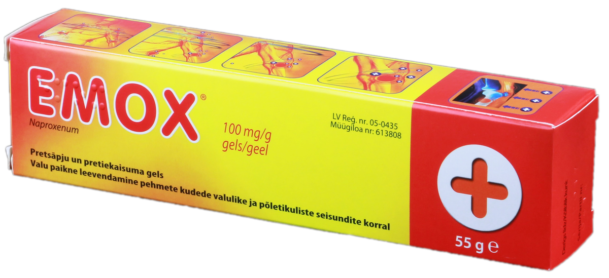 EMOX 100 mg/g gel, 55 g | Mēness aptieka