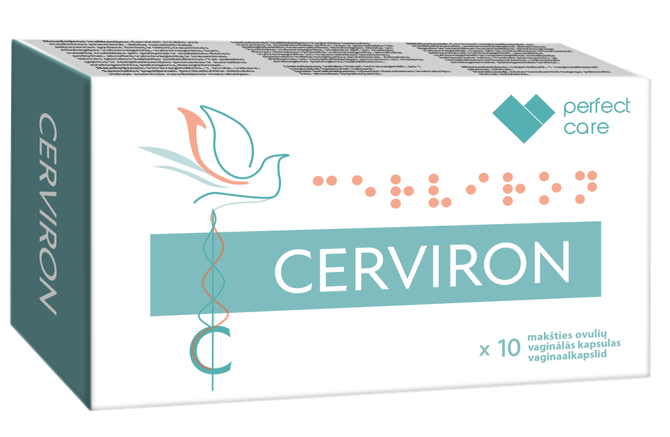 CERVIRON vaginal capsules, 10 pcs. | Mēness aptieka