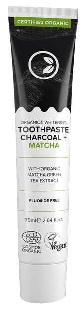 NORDICS Whitener with activated charcoal & matcha toothpaste, 75 ml ...