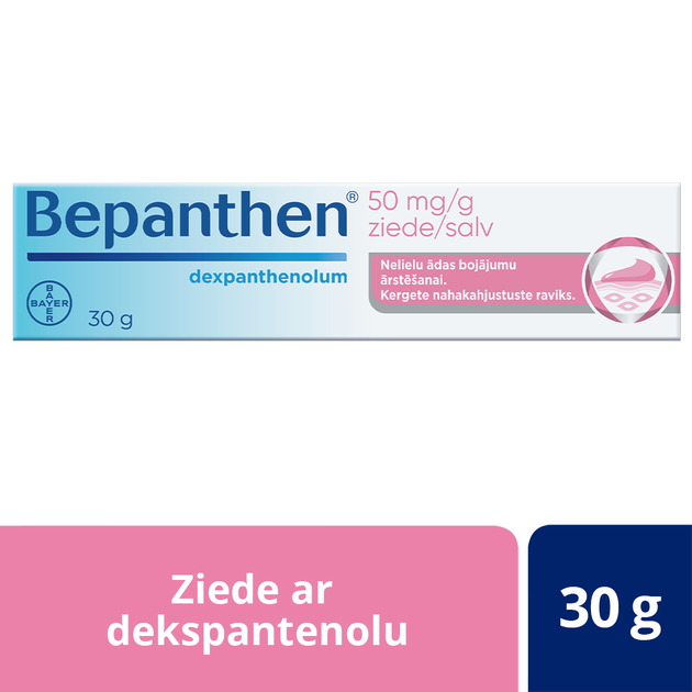 BEPANTHEN 50 mg/g ointment, 30 g | Mēness aptieka