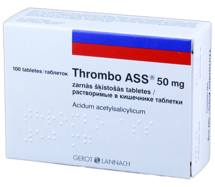 THROMBO ASS 50 mg pills, 100 pcs. | Mēness aptieka