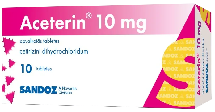 ACETERIN 10 mg таблетки, 10 шт. | Mēness aptieka