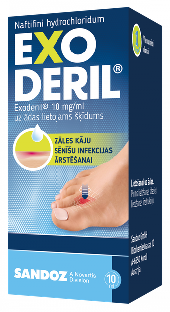 EXODERIL solution, 10 ml | Mēness aptieka