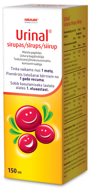 URINAL syrup, 150 ml | Mēness aptieka