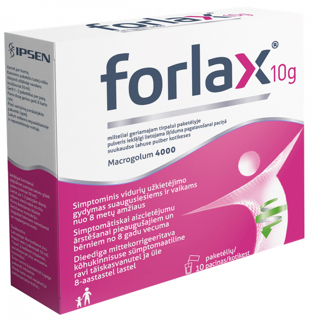 FORLAX 10 g powder, 10 pcs. | Mēness aptieka