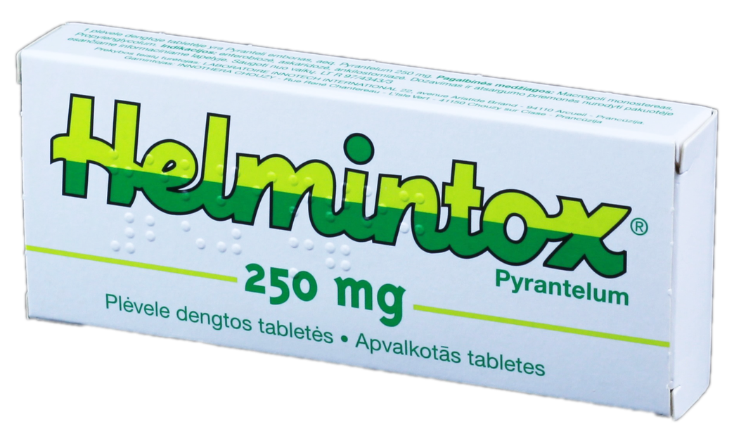 HELMINTOX 250 mg tabletes, 3 gab. - Piegāde visā Latvijā | Mēness aptieka