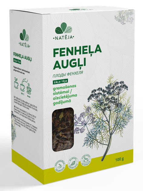 NATĒJA Фенхель рассыпной чай, 100 г | Mēness aptieka