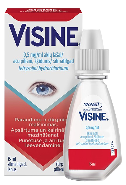 VISINE 0.5 mg/ml eye drops, 15 ml | Mēness aptieka