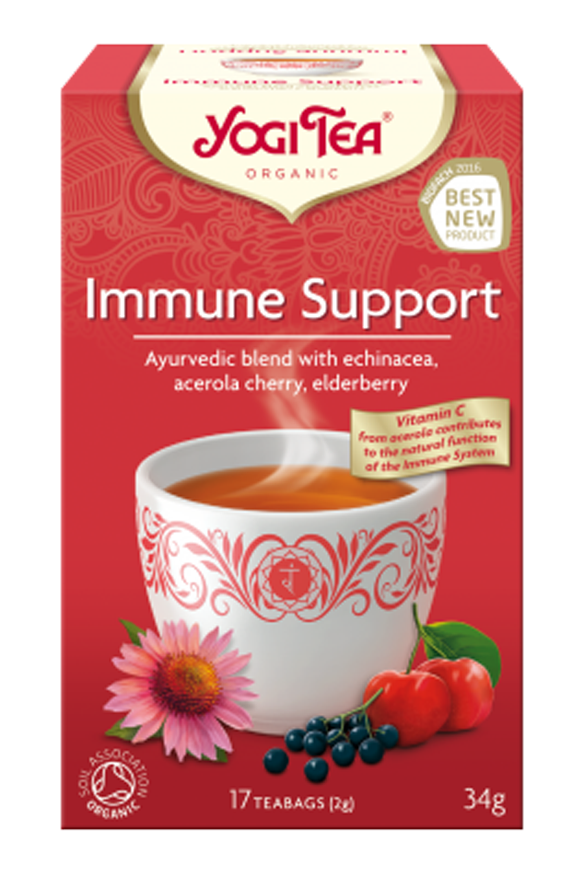 YOGI TEA immune Support tea bags, 17 pcs. | Mēness aptieka