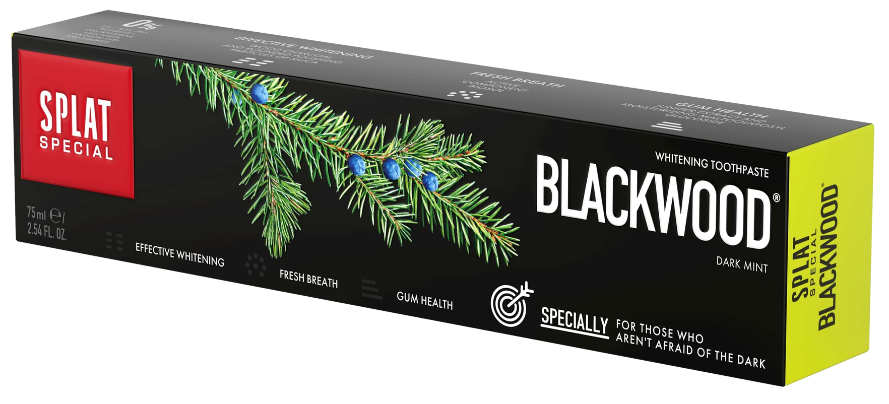 SPLAT Special Blackwood toothpaste, 75 ml | Mēness aptieka