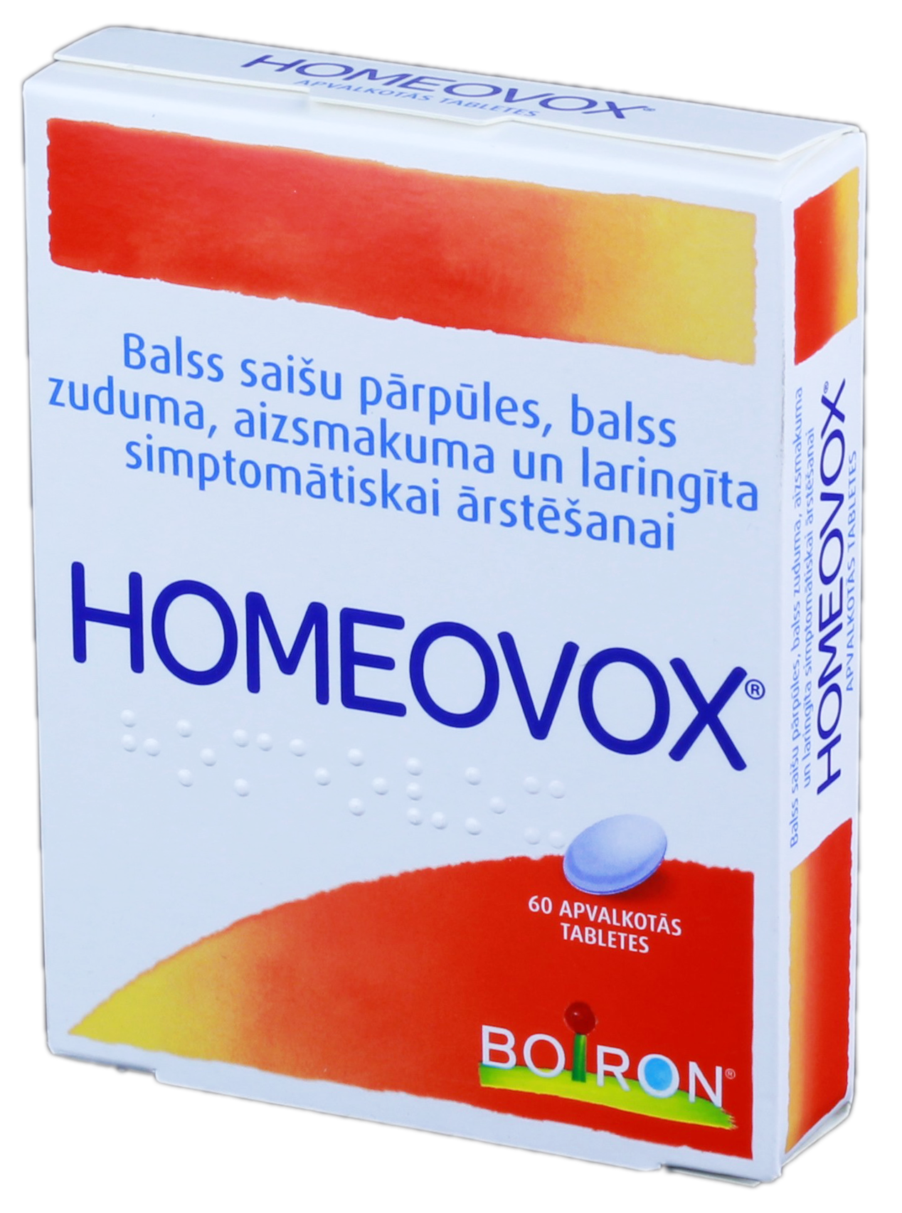 HOMEOVOX tabletes, 60 gab. - Piegāde visā Latvijā | Mēness aptieka