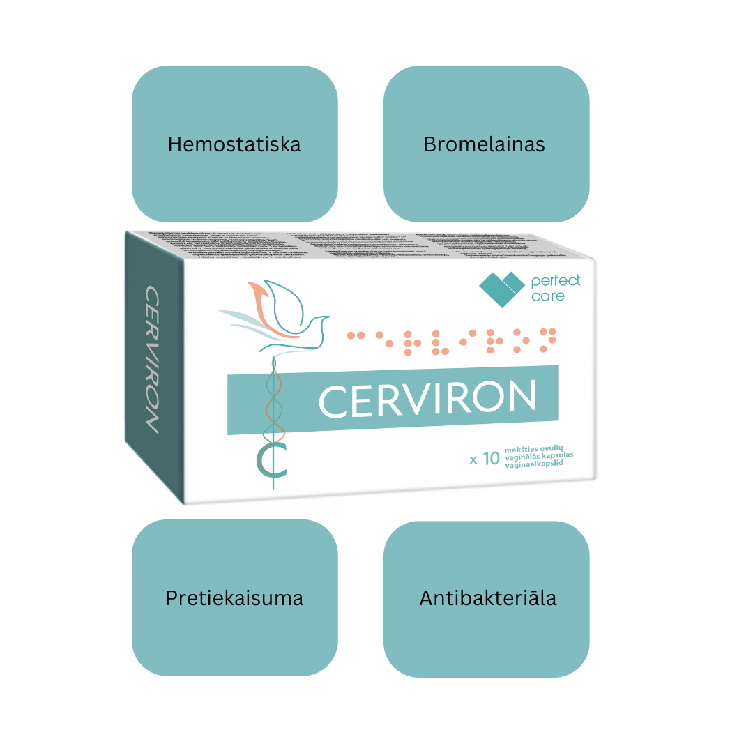 CERVIRON vaginal capsules, 10 pcs. | Mēness aptieka