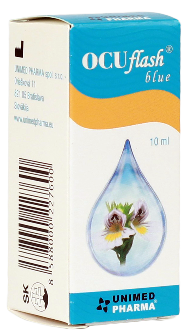 OCUFLASH Blue eye drops, 10 ml | Mēness aptieka