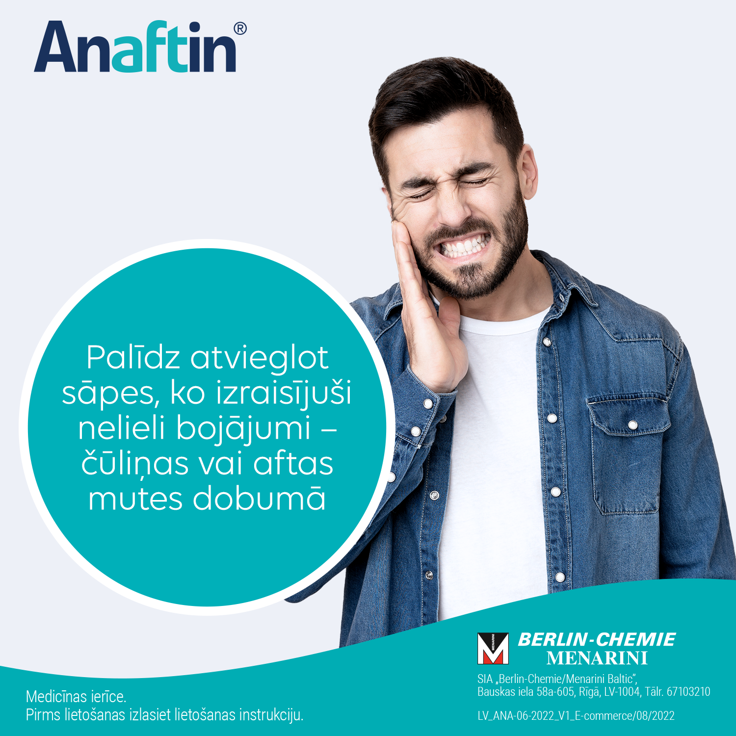 ANAFTIN Spray aerosol, 15 ml | Mēness aptieka