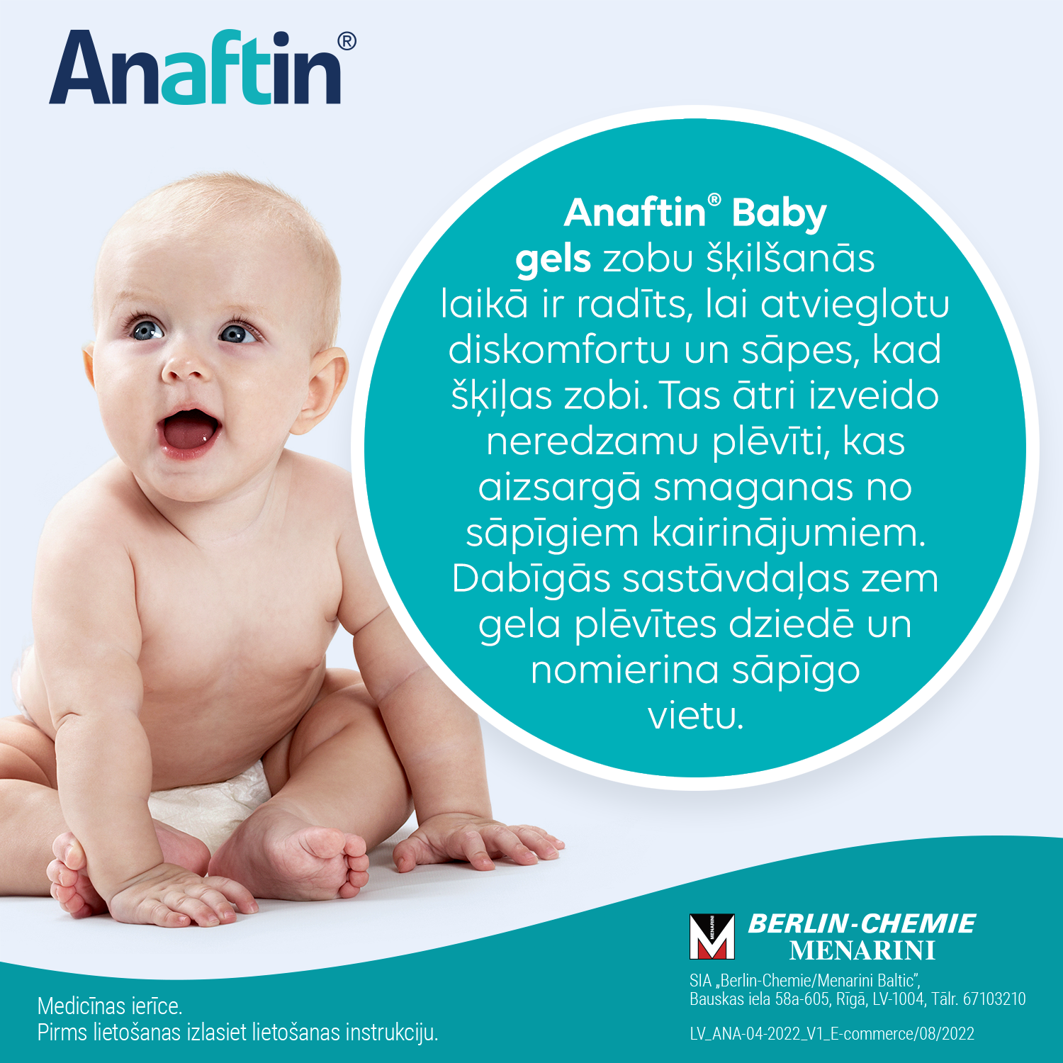 ANAFTIN Baby gel, 10 ml | Mēness aptieka