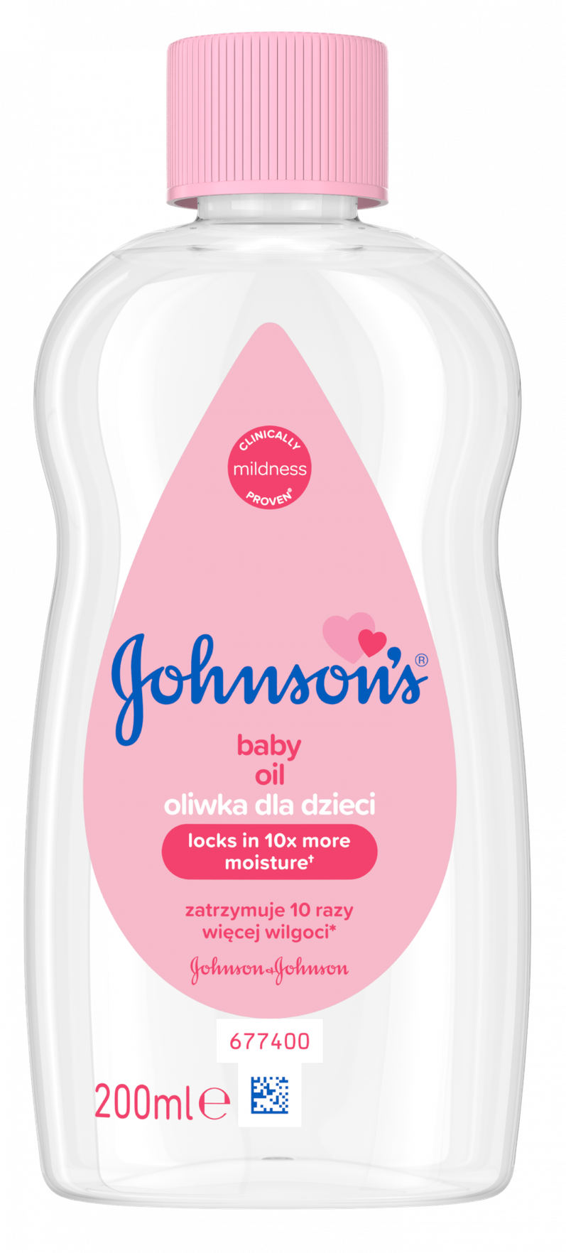 JOHNSONS Baby oil, 200 ml | Mēness aptieka