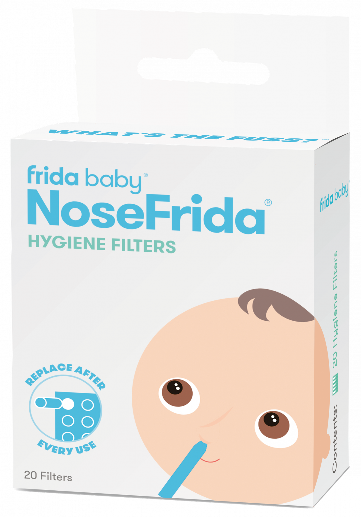 NOSEFRIDA Baby aspirator hygiene filters, 20 pcs. | Mēness aptieka