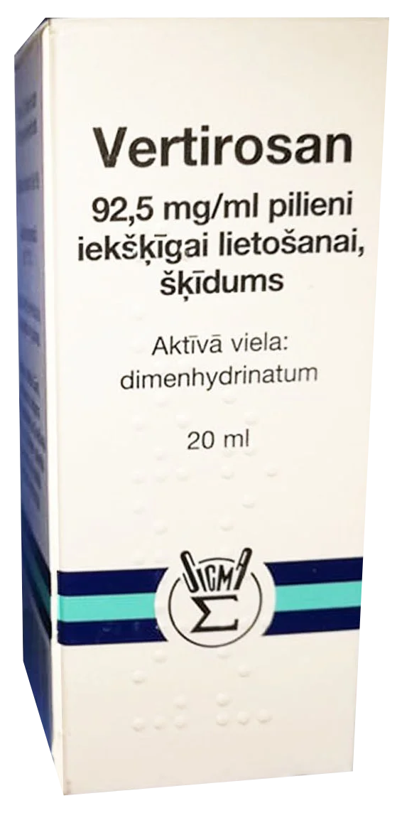 VERTIROSAN 9,25 mg/ml drops, 20 ml | Mēness aptieka