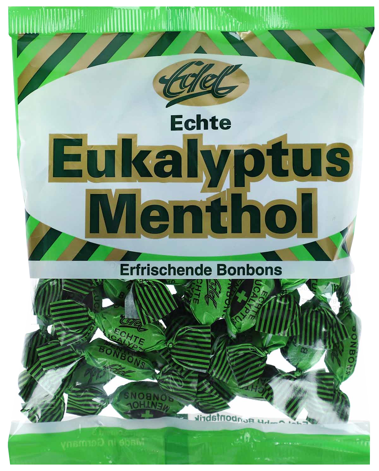EDEL Eukalyptus-Menthol candies, 100 g | Mēness aptieka
