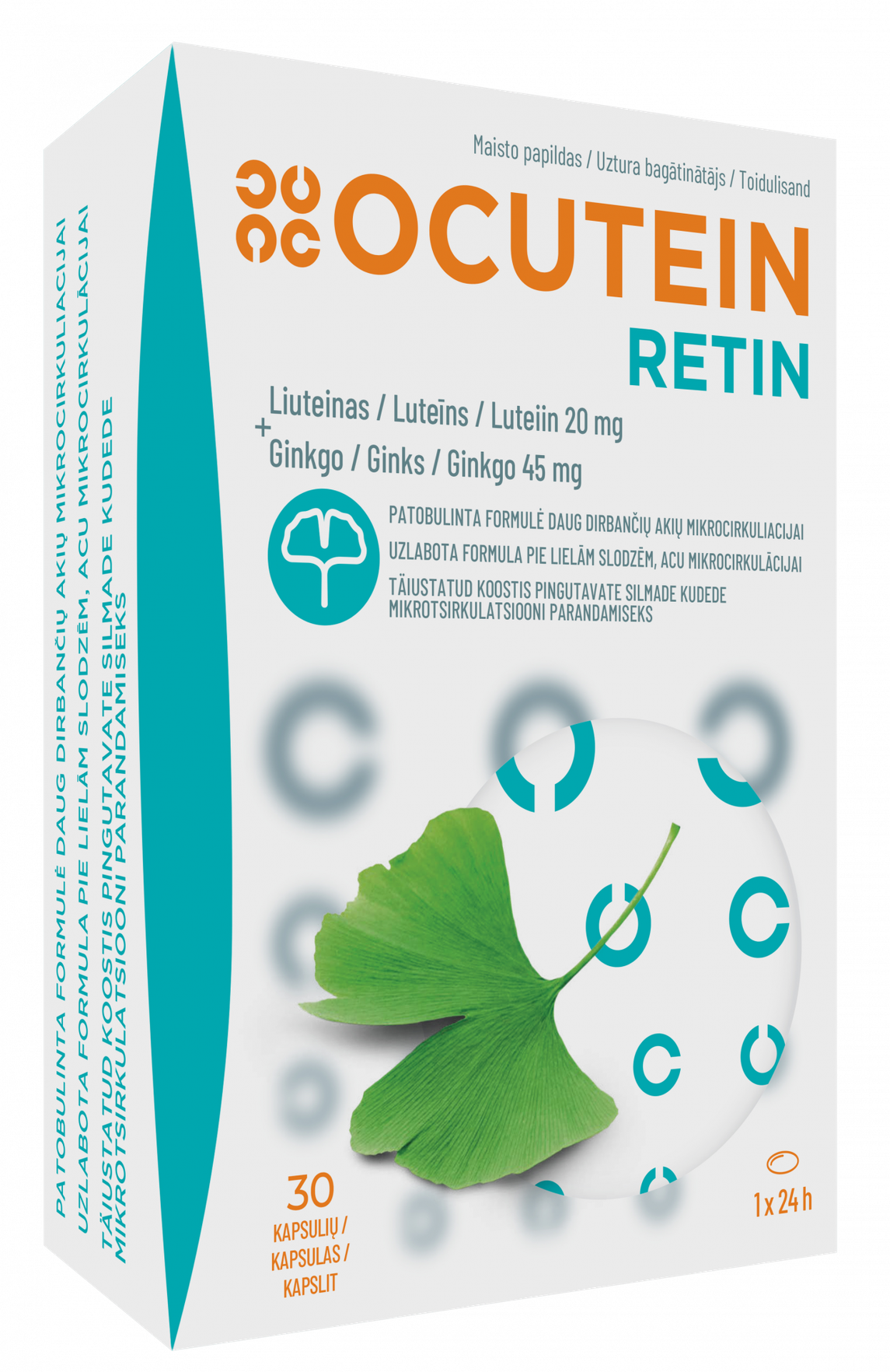 OCUTEIN Retin capsules, 30 pcs. | Mēness aptieka