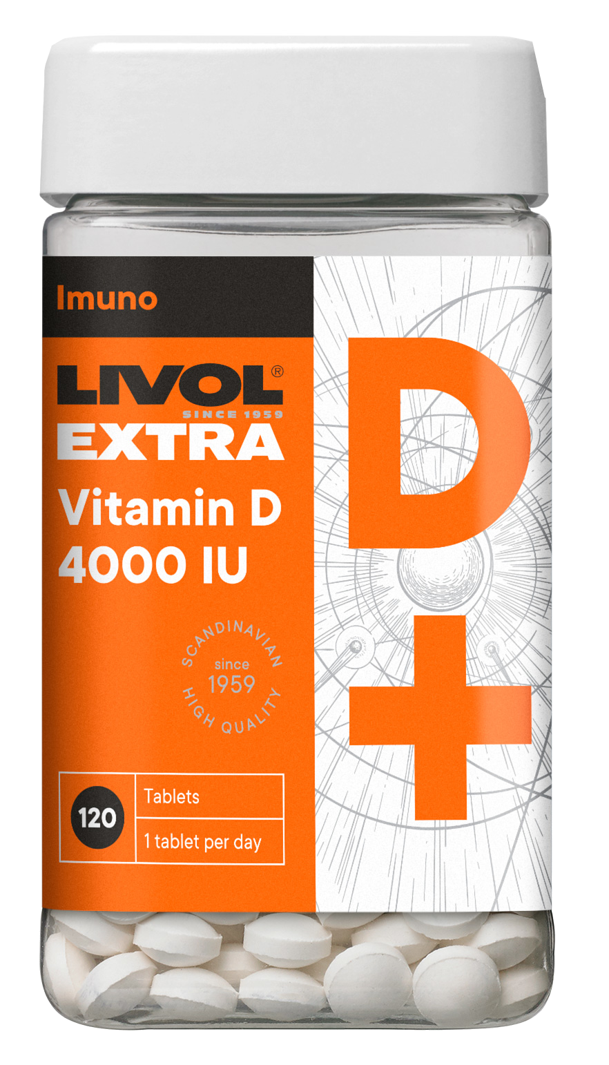 LIVOL Extra Vitamin D 4000IU tabletes, 120 gab. - Piegāde visā Latvijā ...