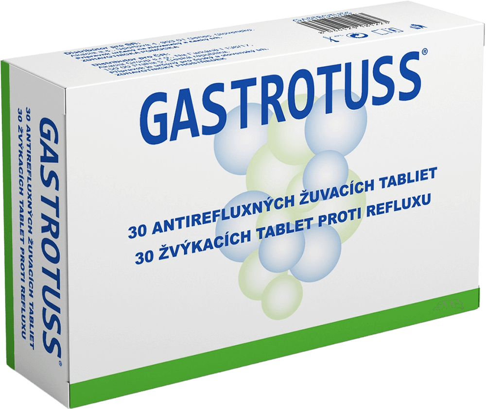 GASTROTUSS Anti-reflux chewable tablets, 24 pcs. | Mēness aptieka