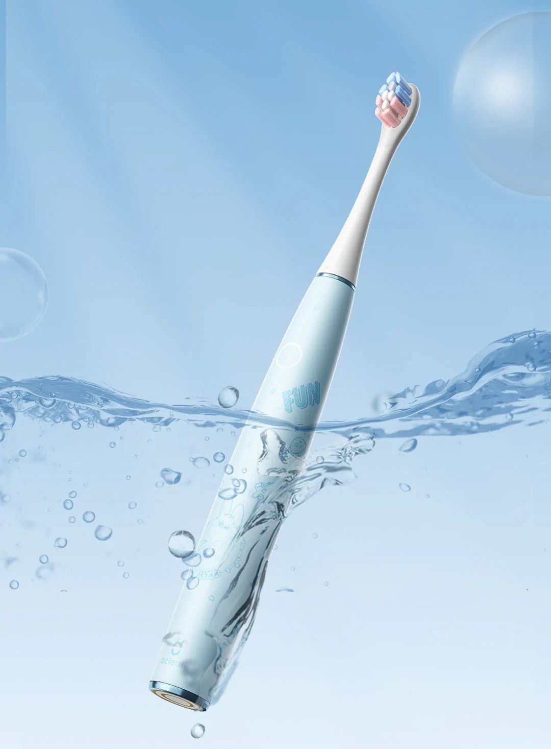 OCLEAN Electric Kids Blue electric toothbrush, 1 pcs. | Mēness aptieka