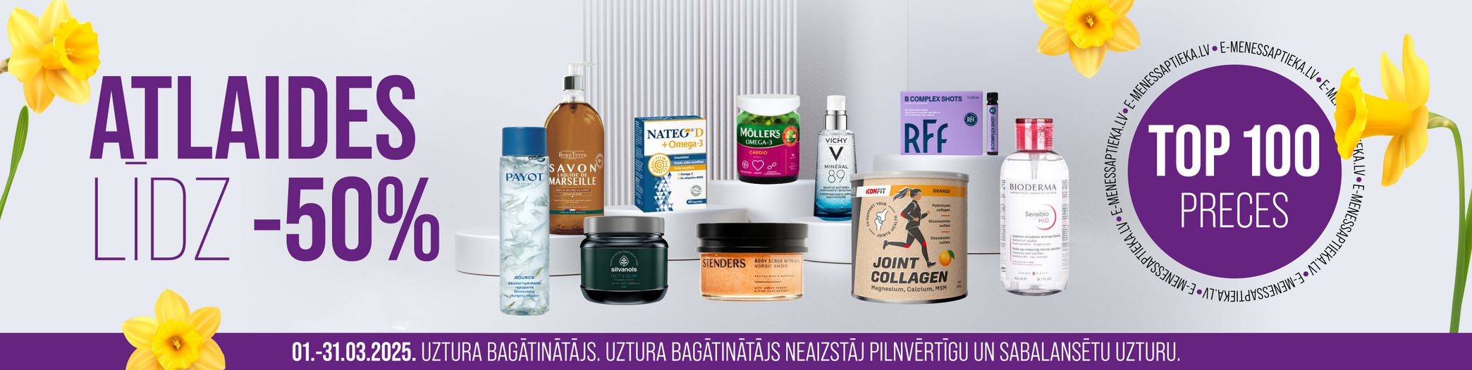 Visas akcijas, atlaides un e-menessaptieka.lv TOP zīmolu piedāvājumi ...