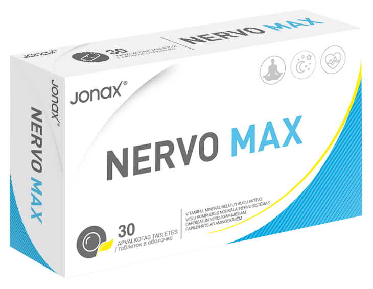JONAX Nervo Max pills, 30 pcs. | Mēness aptieka