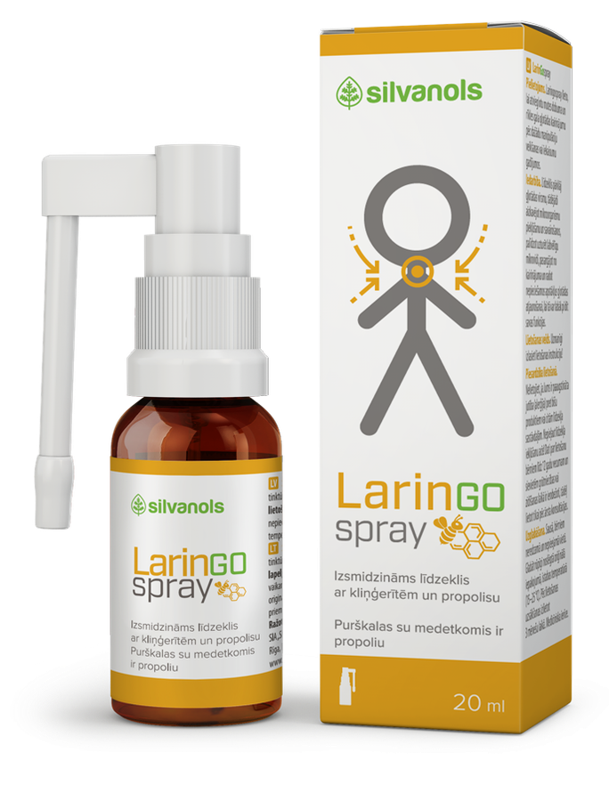 LARINGOSPRAY kaklam aerosols, 20 ml - Piegāde visā Latvijā | Mēness aptieka