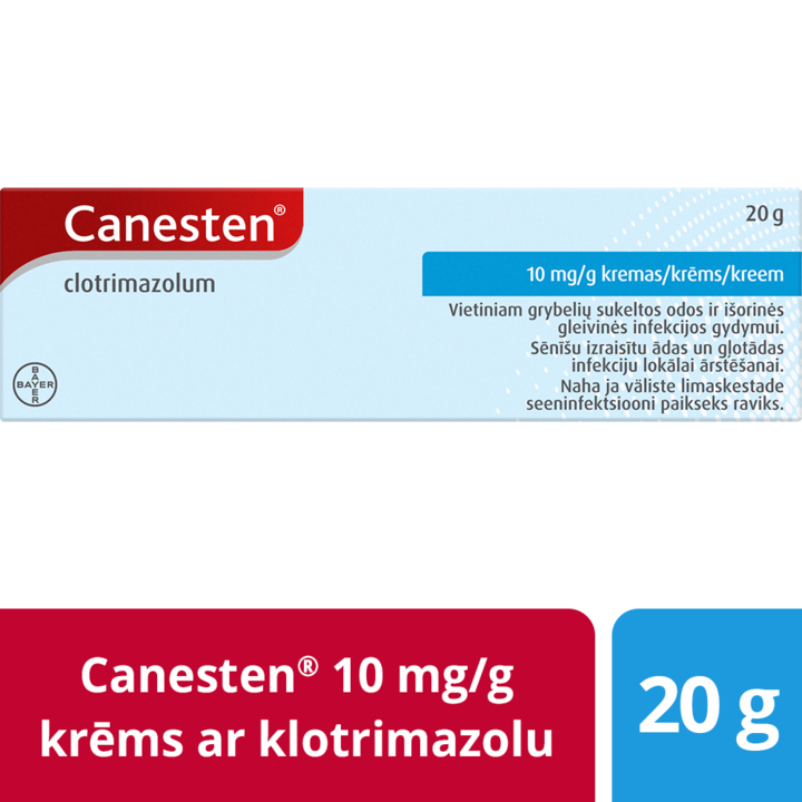 CANESTEN 10 mg/g cream, 20 g | Mēness aptieka