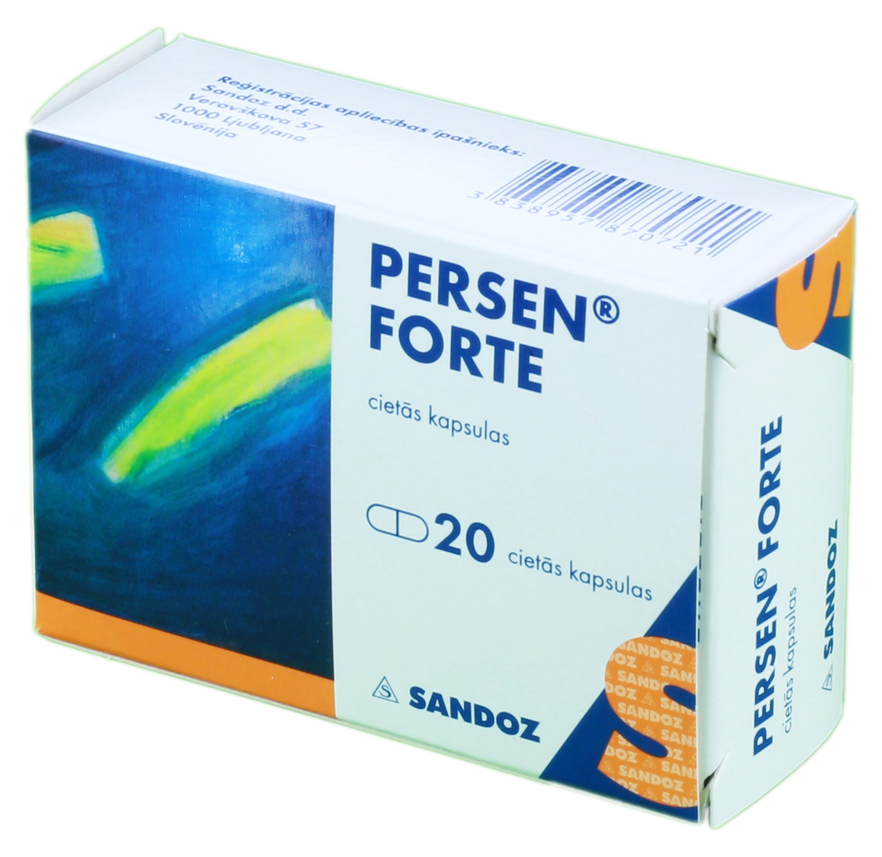 PERSEN Forte hard capsules, 20 pcs. | Mēness aptieka