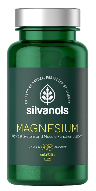 SILVANOLS Premium Magnijs Citrāts kapsulas, 120 gab. - Piegāde visā ...