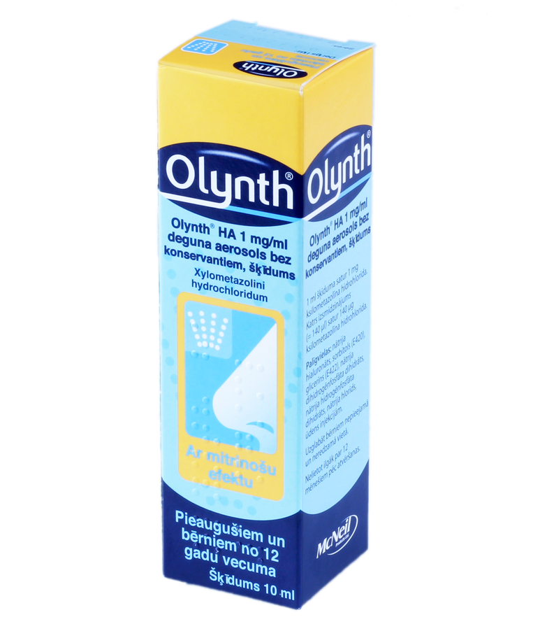 OLYNTH HA 1 mg/ml nasal spray, 10 ml | Mēness aptieka