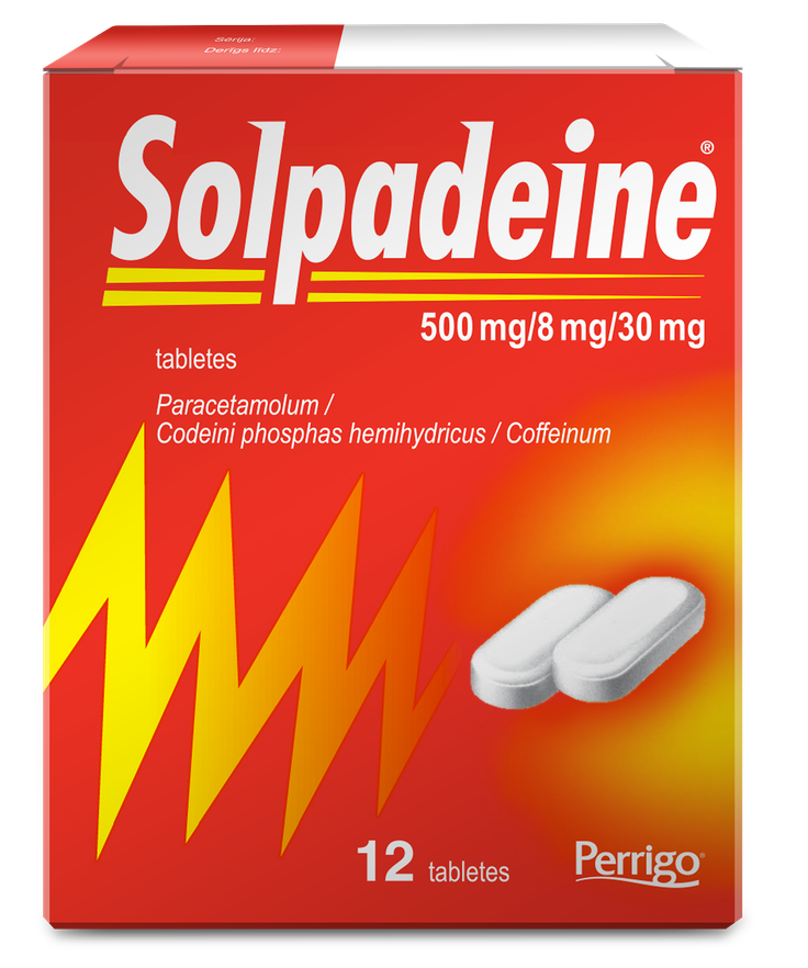 SOLPADEINE pills, 12 pcs. | Mēness aptieka